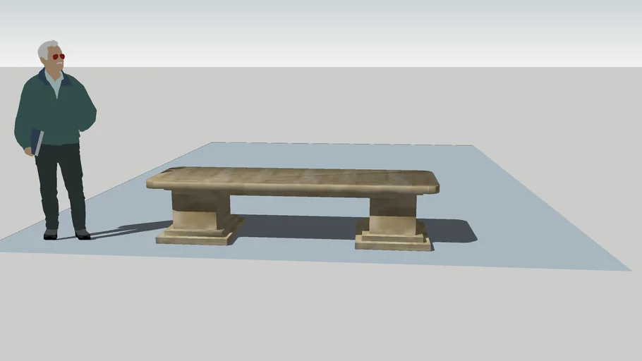 Stone bench | 3D Warehouse