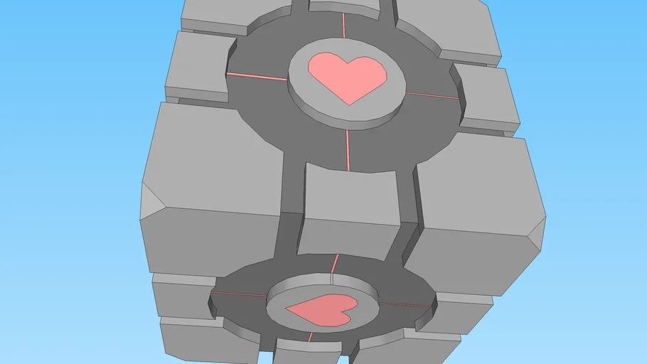 Companion Cube | 3D Warehouse