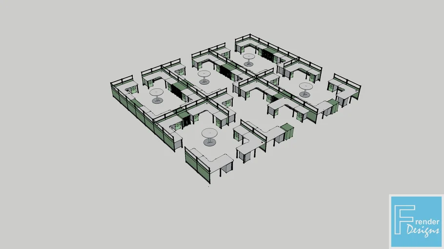 QUMUN WORKSTATIONS - 07 | 3D Warehouse