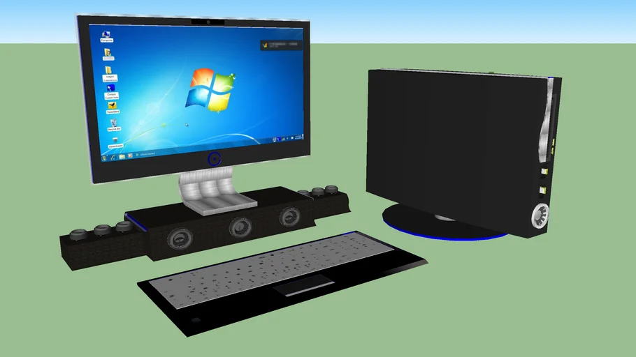 Escritorio Windows 7 3d Windows7 3D Models Sketchfab