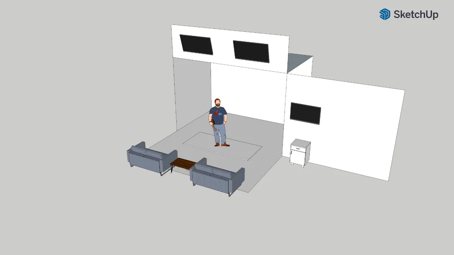 Golf Simulator Bay | 3D Warehouse