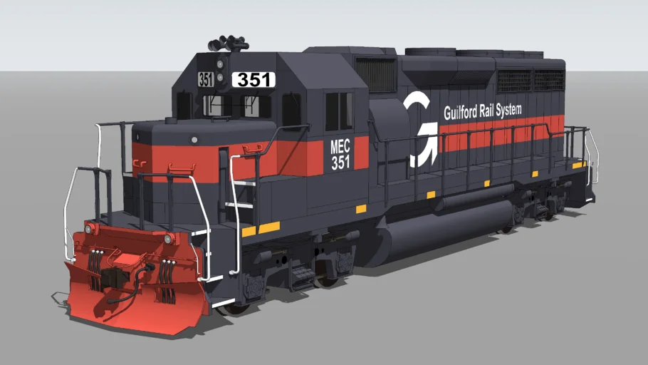 EMD GP40 - Pan Am Railways | 3D Warehouse