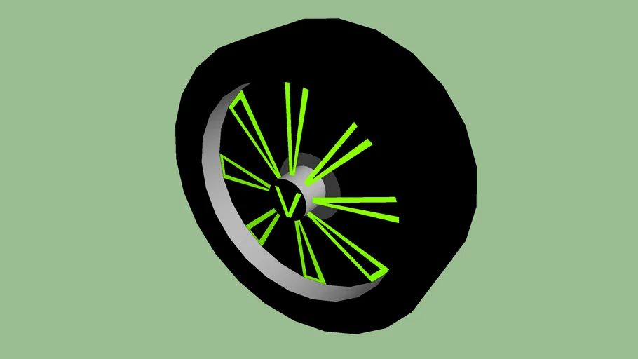 V wheel | 3D Warehouse