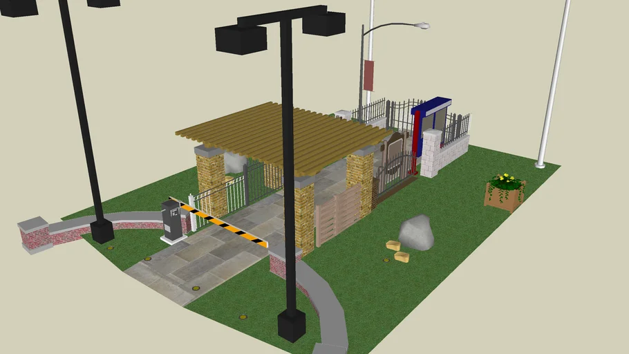 SOME Random Gate Entrance | 3D Warehouse