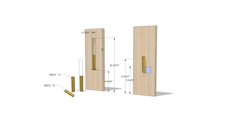 Assembly piece laiton | 3D Warehouse