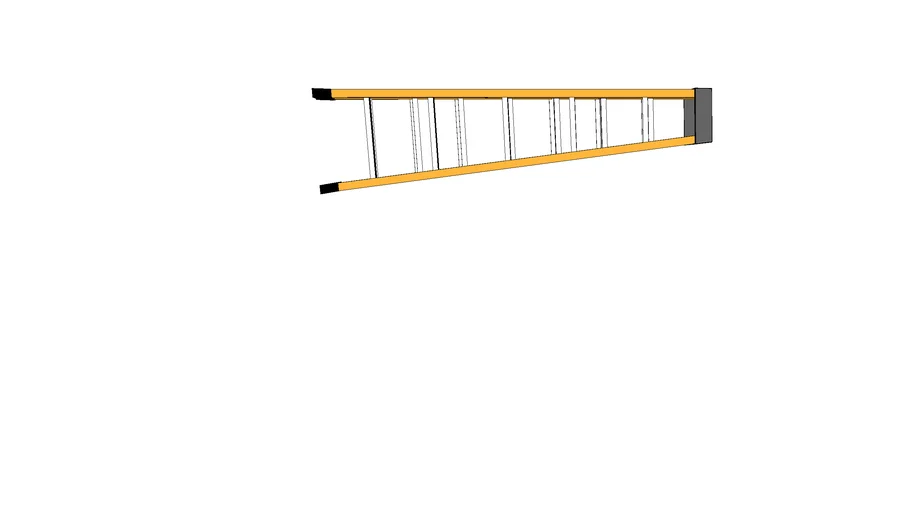 8 ladder hung on side | 3D Warehouse