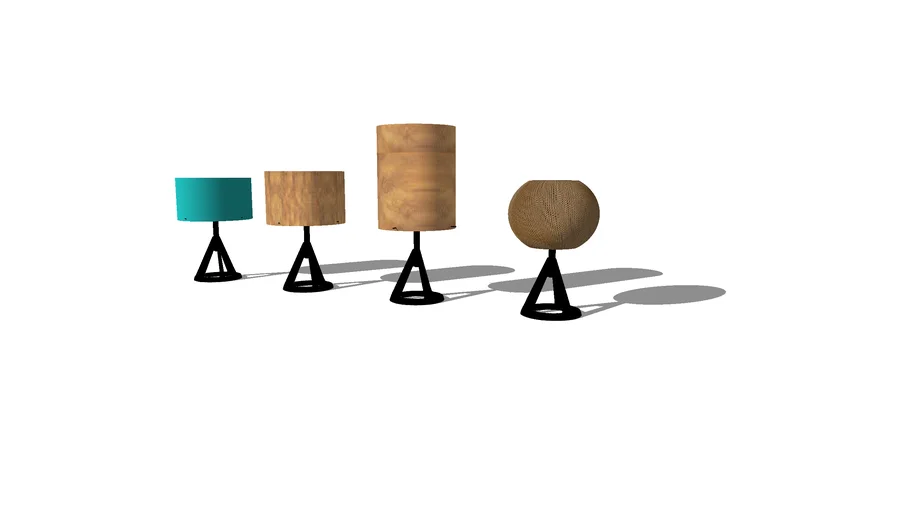 Table lamps | 3D Warehouse