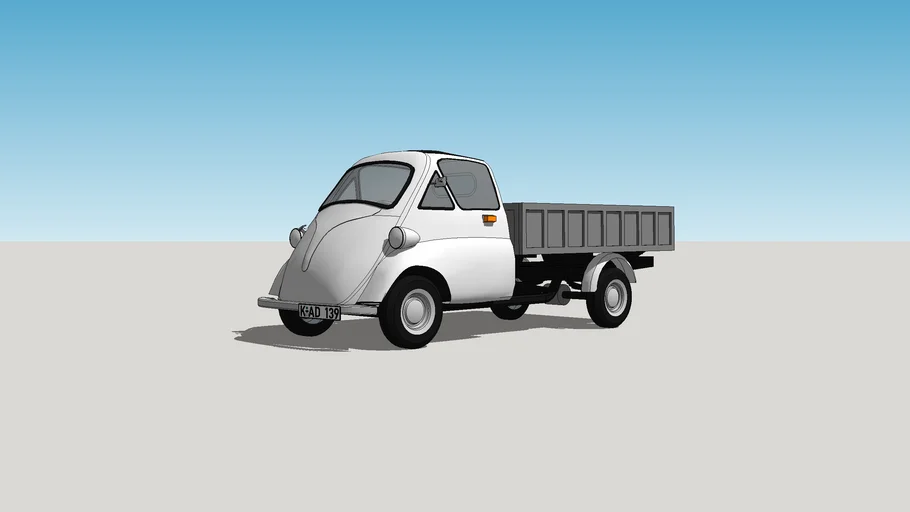 Iso Isetta Autocarro | 3D Warehouse