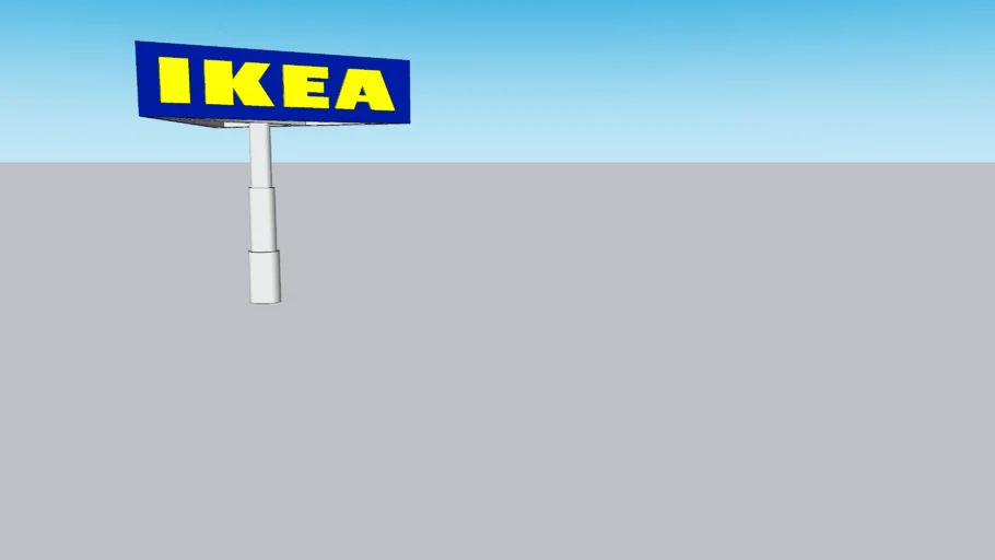 Basic 3 Sided Ikea Sign | 3D Warehouse