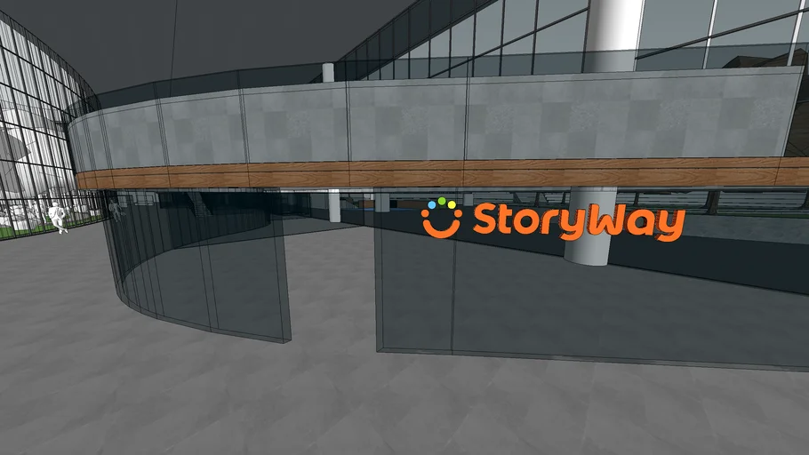 스토리웨이 storyway korea subway store logo 로고 | 3D Warehouse