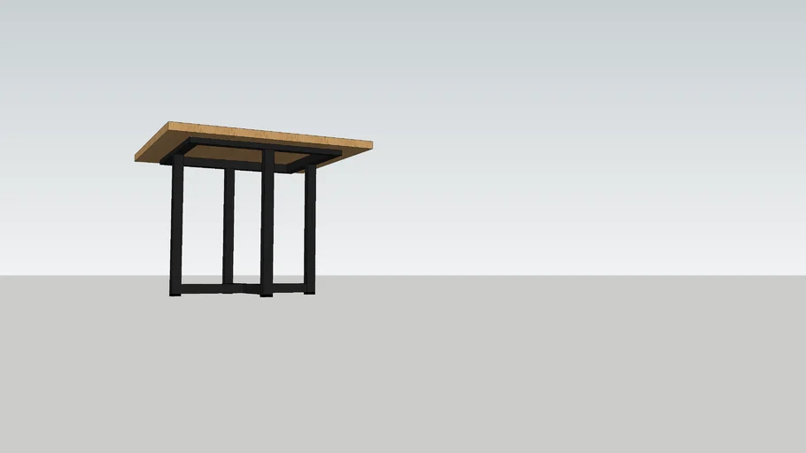 Meja CAfe Square | 3D Warehouse