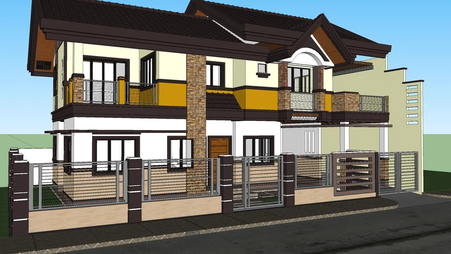 TWO STOREY HOUSE | 3D Warehouse