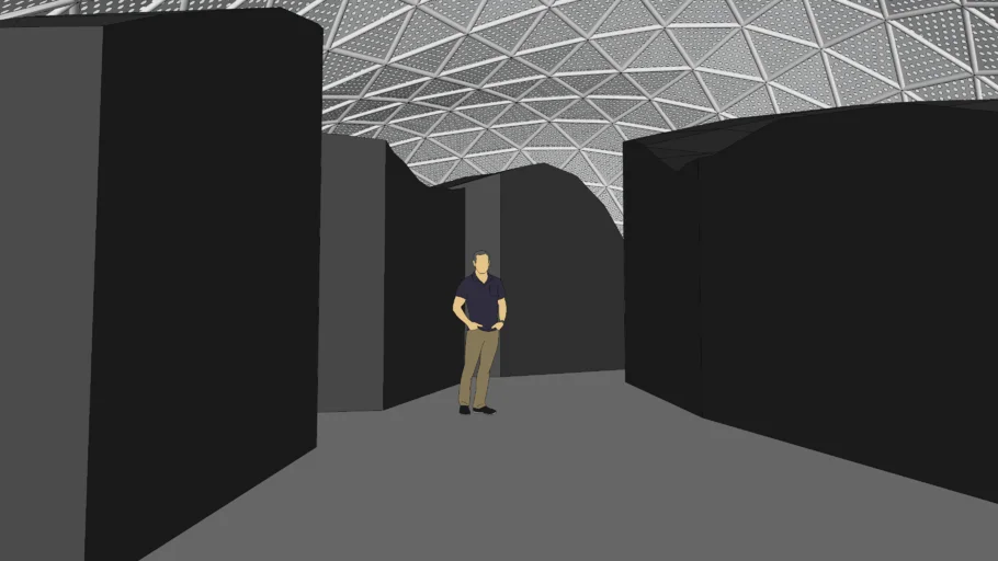 Parametric Triangulated Canopy System | 3D Warehouse