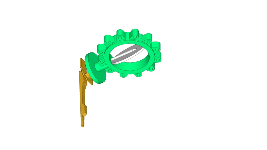 10' Lug BFLY Valve | 3D Warehouse