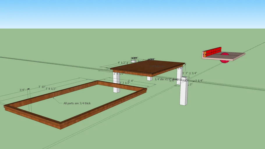 living room table | 3D Warehouse