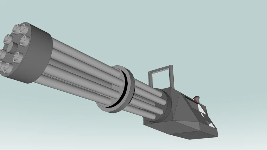 Hand held Minigun | 3D Warehouse
