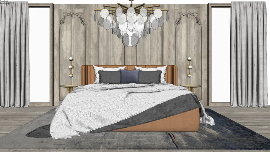 Bed Model Clasic | 3D Warehouse