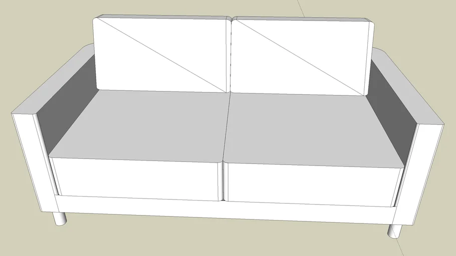 divinia settee | 3D Warehouse