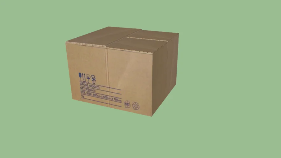 Cardboard box | 3D Warehouse