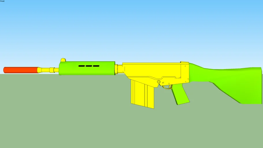 Toy guns: FN FAL | 3D Warehouse