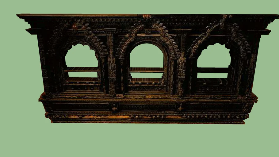 newari carved window | 3D Warehouse