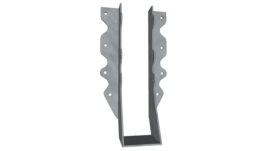 2x8 or 2x10 single joist hanger bracket | 3D Warehouse