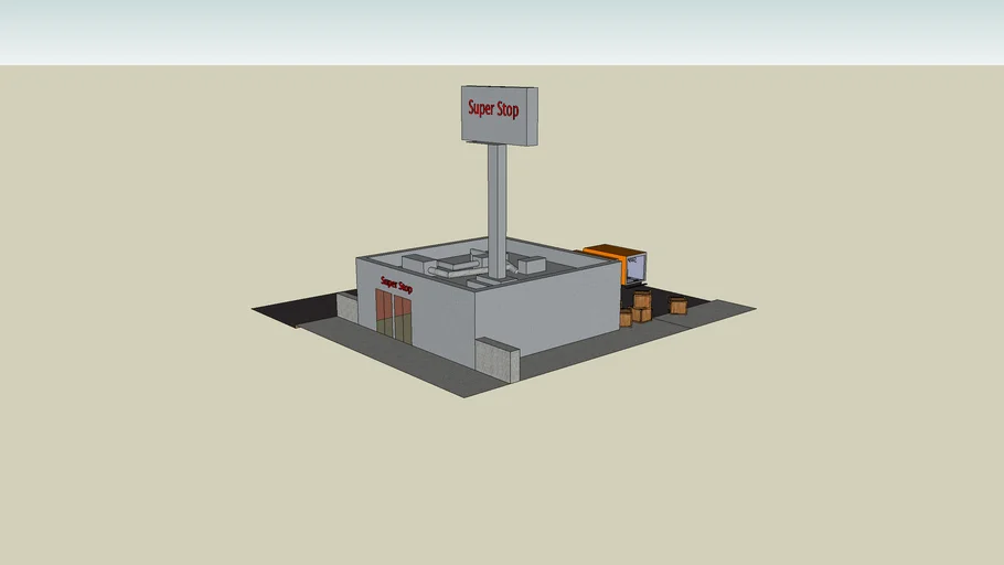 Super Stop | 3D Warehouse