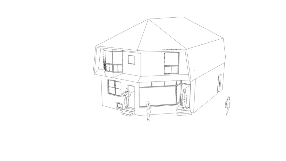 African Player Texas chicken restaurant CCM | 3D Warehouse