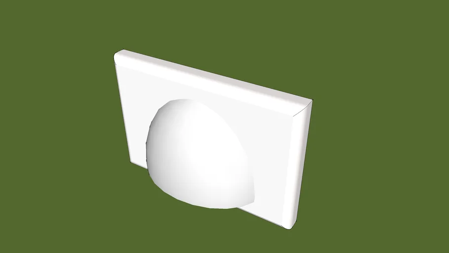 Cable pass-through wall plate | 3D Warehouse