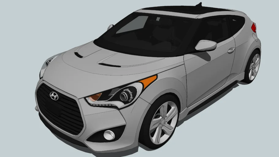 Hyundai - Veloster Turbo 2013 | 3D Warehouse