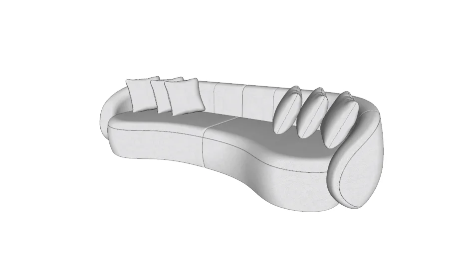 Sofá Organic | 3D Warehouse