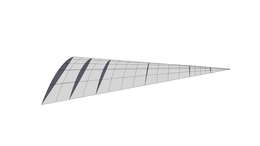 pointed 3d wing | 3D Warehouse