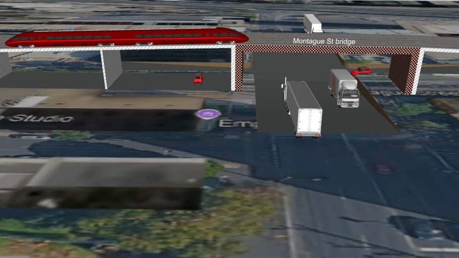 Montague St bridge height fix concept | 3D Warehouse