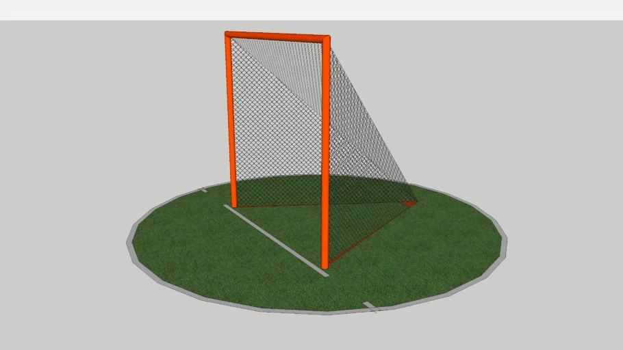 Regulation Sized Lacrosse Goal V.3 | 3D Warehouse