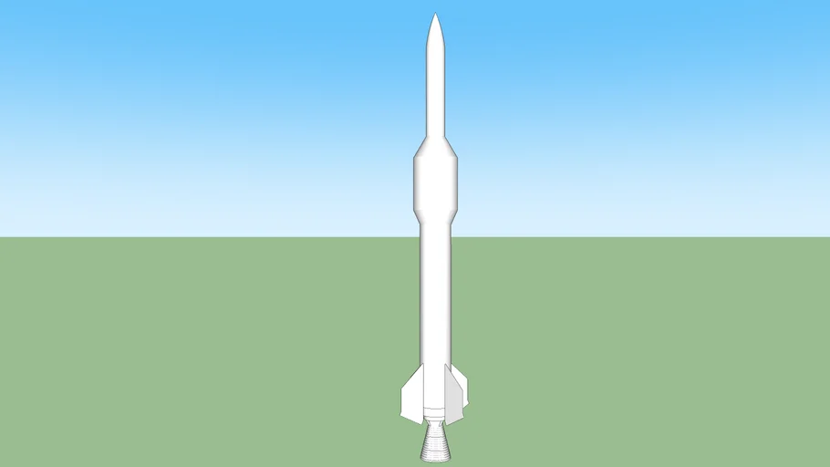 Rocket with payload | 3D Warehouse
