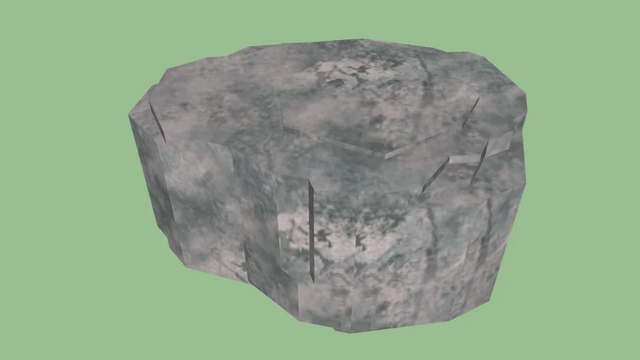Cubical Rock | 3D Warehouse