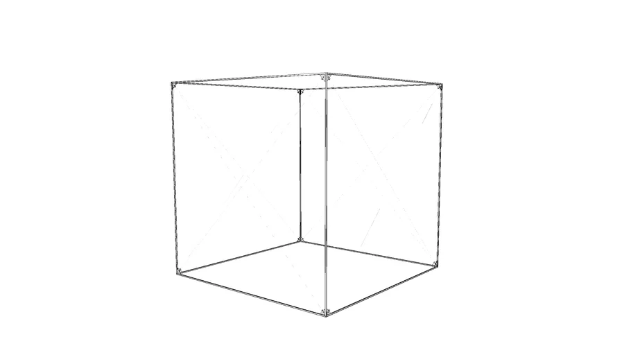 Modular steel cube structure (working model) | 3D Warehouse