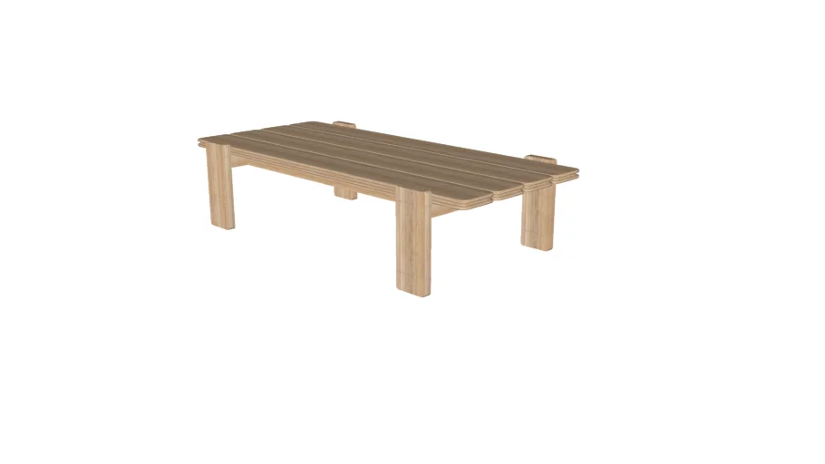 Leroy Rectangle Coffee Table | 3D Warehouse