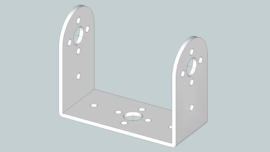 Servo Bracket U - s | 3D Warehouse