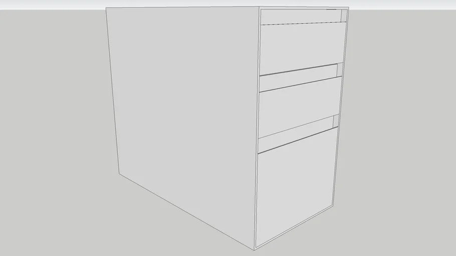 Steelcase Desk Drawers-3 | 3D Warehouse
