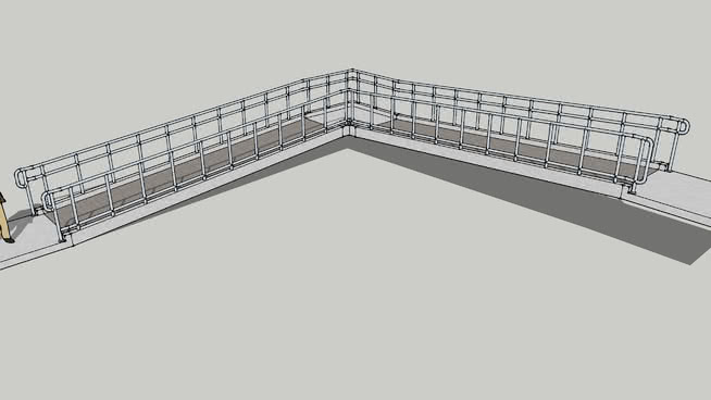 PWD Ramp - L Configuration | 3D Warehouse