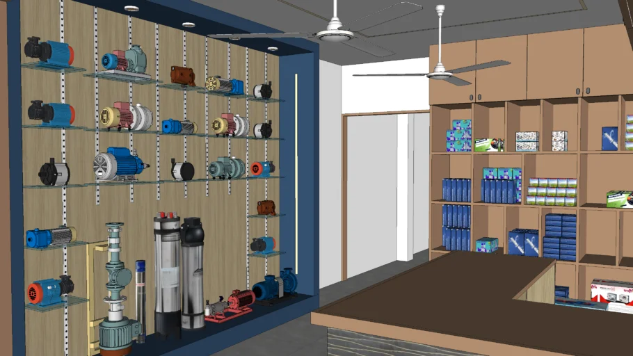 PUMS AND BOREWELL SHOP @ADS 200525 | 3D Warehouse