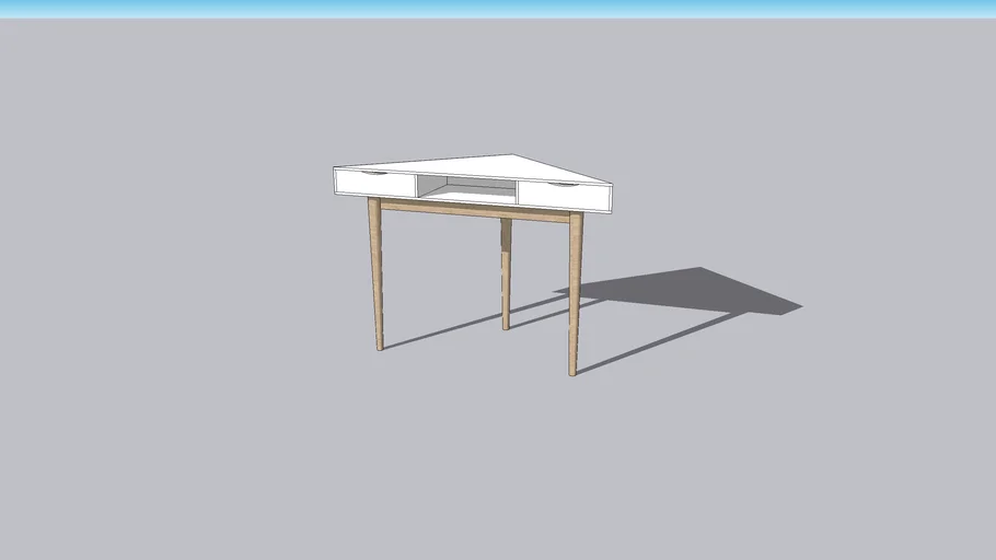 Corner desk | 3D Warehouse