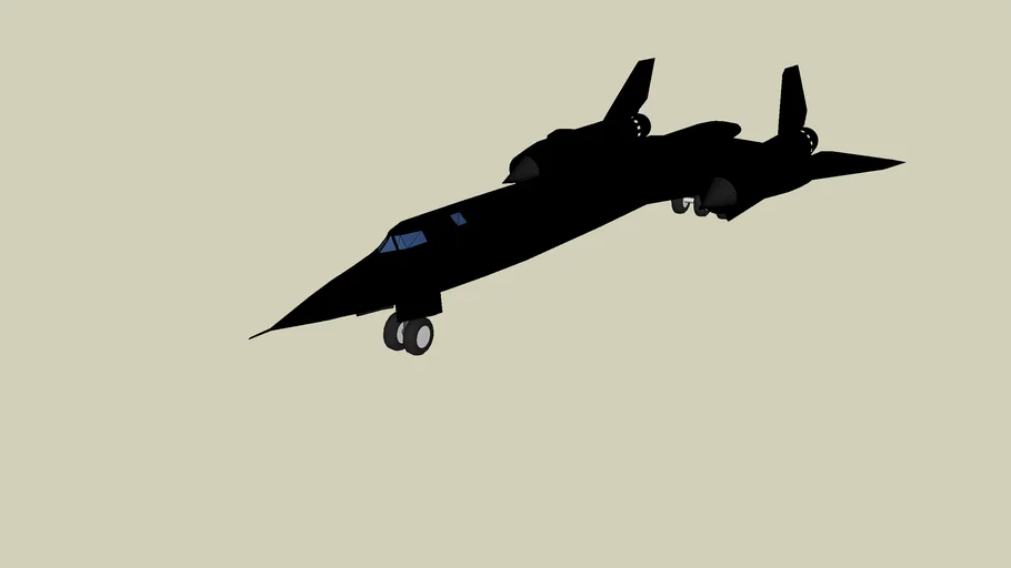 SR-71 Blackbird | 3D Warehouse