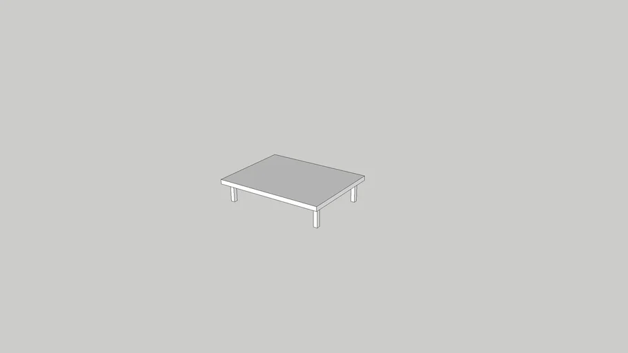 table basse simple | 3D Warehouse