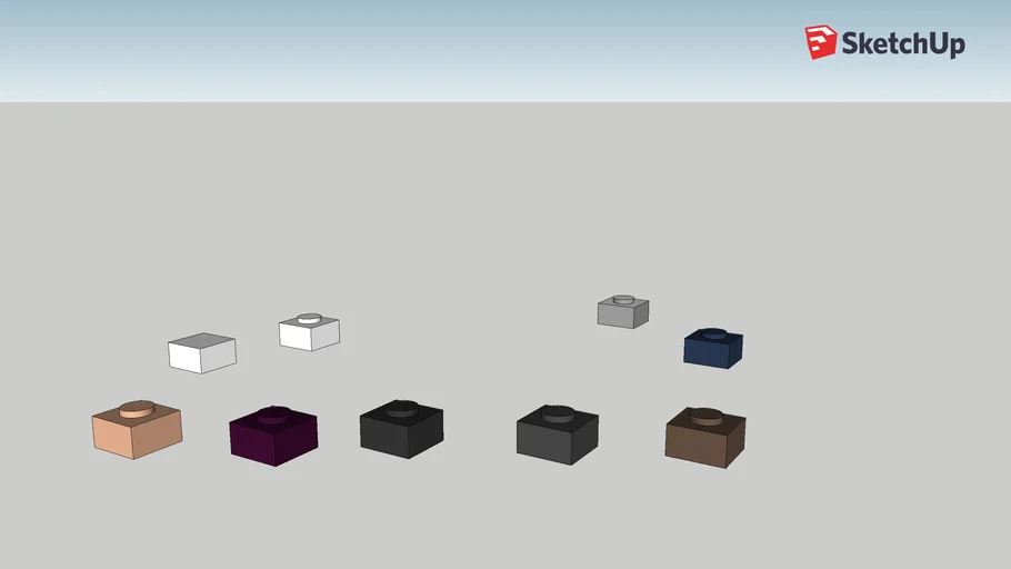 Lego Brick Color | 3D Warehouse