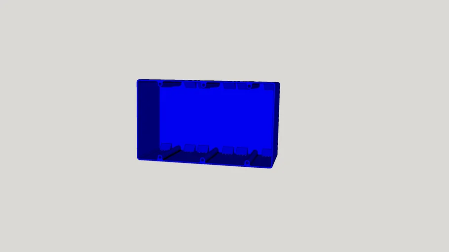 Triple Gang Plastic Electrical Box | 3D Warehouse