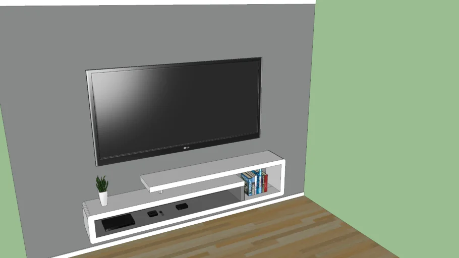 Modern TV Stand | 3D Warehouse