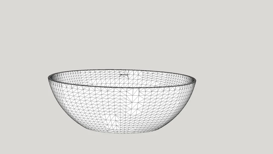 Bath freestanding Marike SOFT 160 | 3D Warehouse