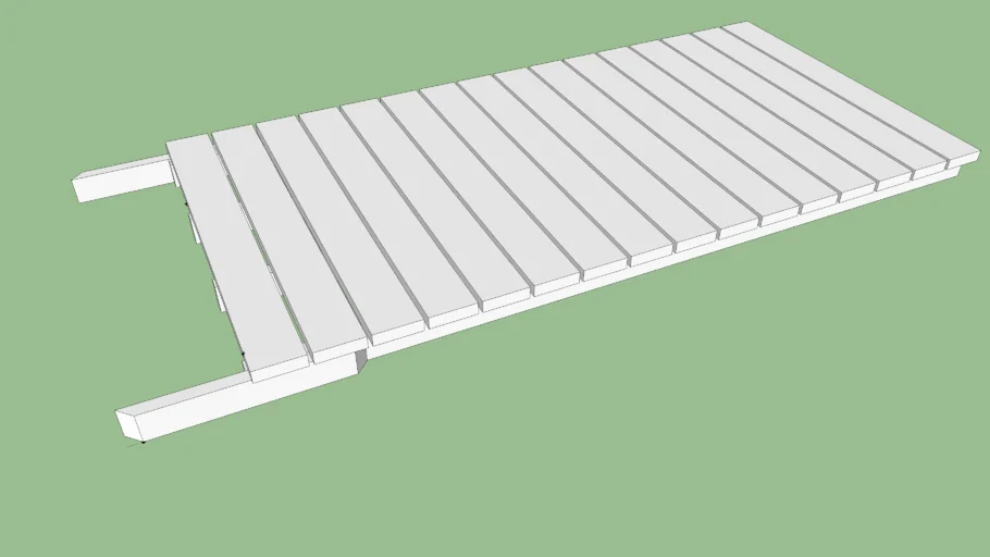 4' x 8' deck walkway | 3D Warehouse
